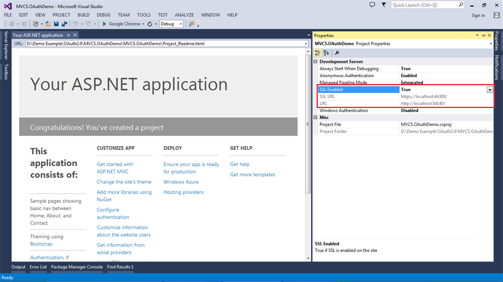Building Mvc 5 Application With An Open Authentication